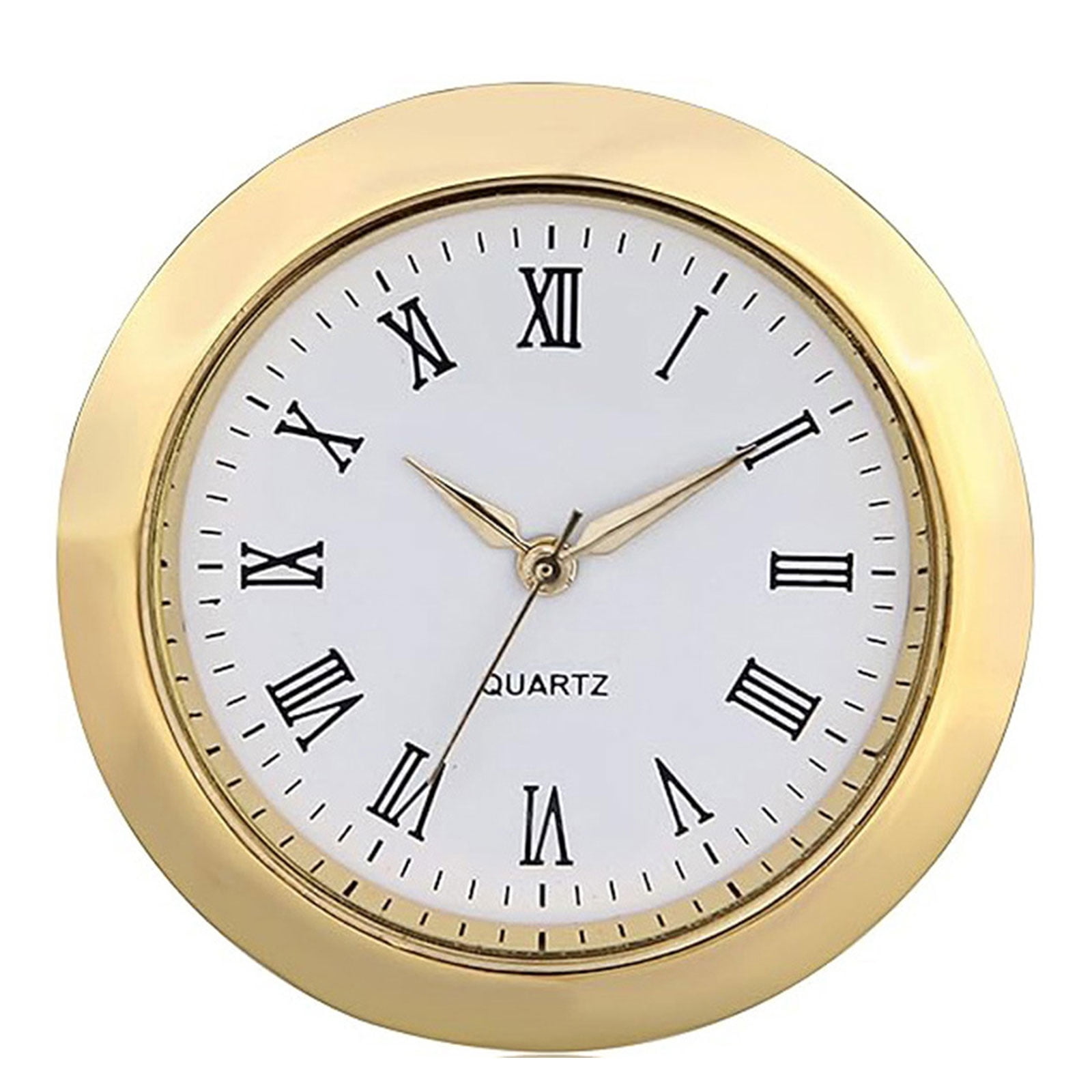 ZYHARUKO Elegant Small Metal Clock Insert Watch Dials with Roman ...