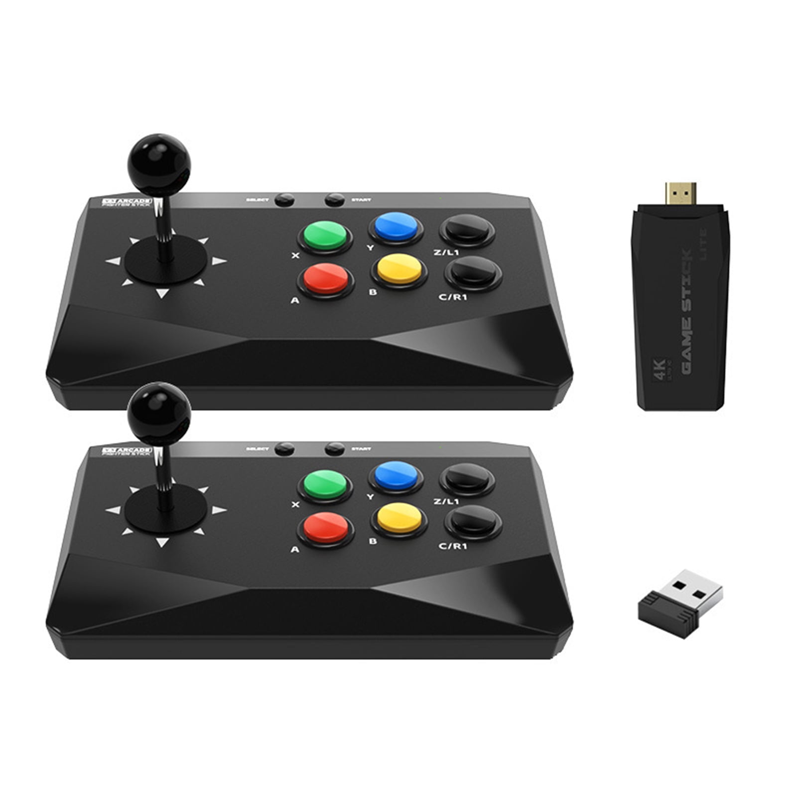 ZYHARUKO Fight Stick with Joystick for PC Replacement Controller ...