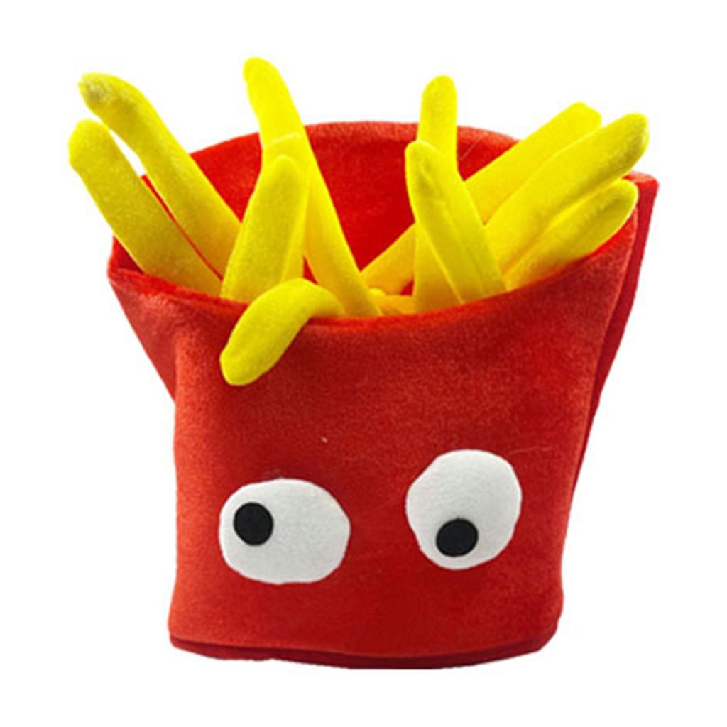 ZYHARUKO Halloween French Fries Hat Headgear Adorkable Head Cover for ...