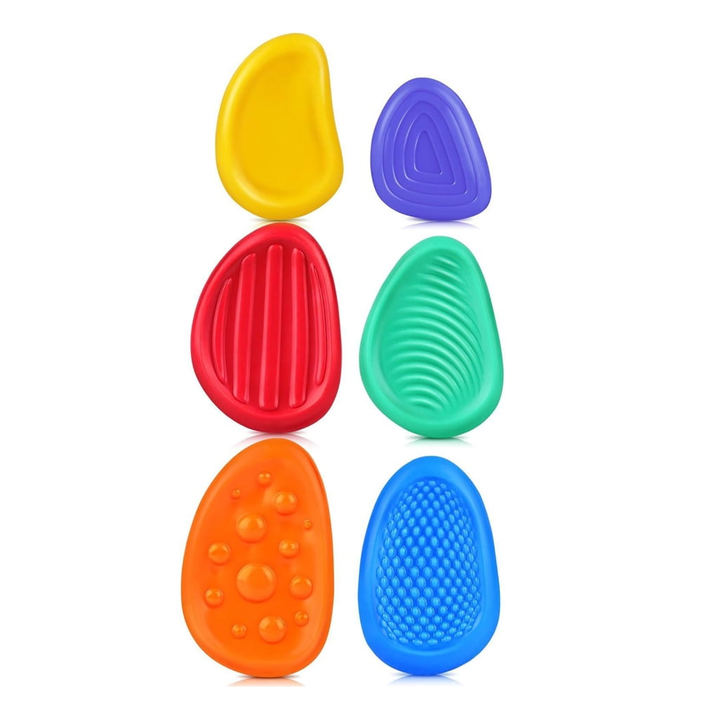 ZYHARUKO Kids Worry Stones Toy Colorful Textured Stone Toy Holding ...