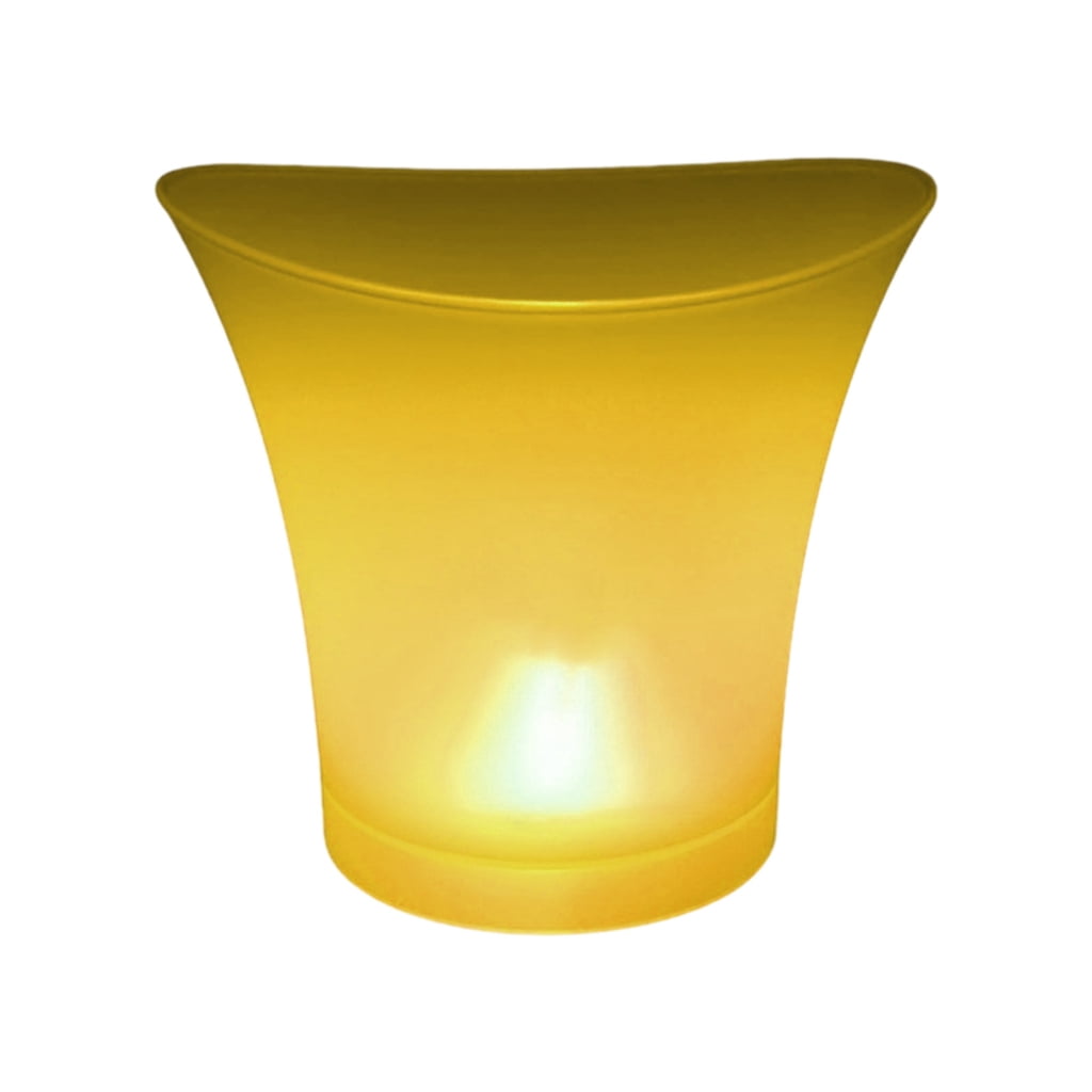 ZYHARUKO LED Ice Bucket Luminescent Ice Glowing Ice Kegs Champagne ...