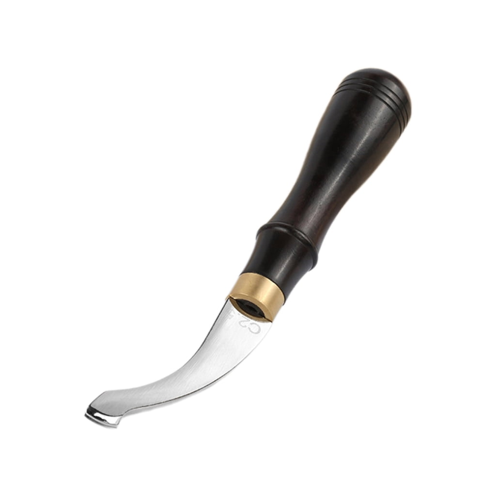ZYHARUKO Leather Edger Creaser Wooden Handle Leather Shallow Slot ...