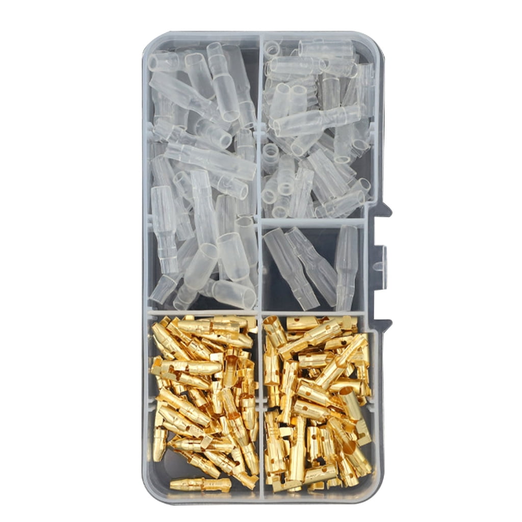 ZYHARUKO Male and Female Terminals Connectors with Insulation Sleeve ...