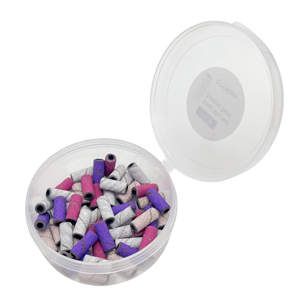 ZYHARUKO Nail Art Sanding Bands Grinding Sand Rings Bit Assembly ...