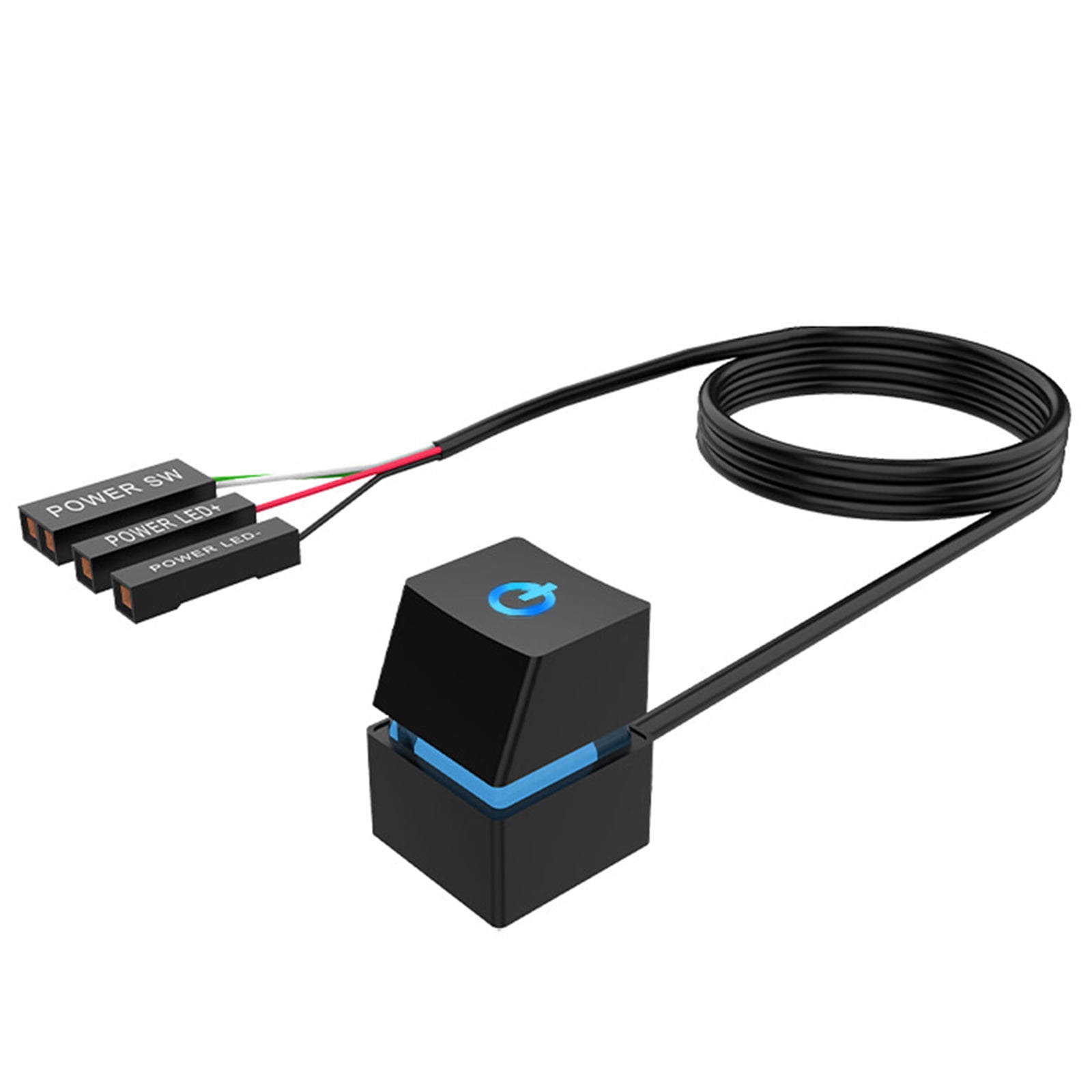 ZYHARUKO PC Power Button Extension Computer Power Button Desktop ...