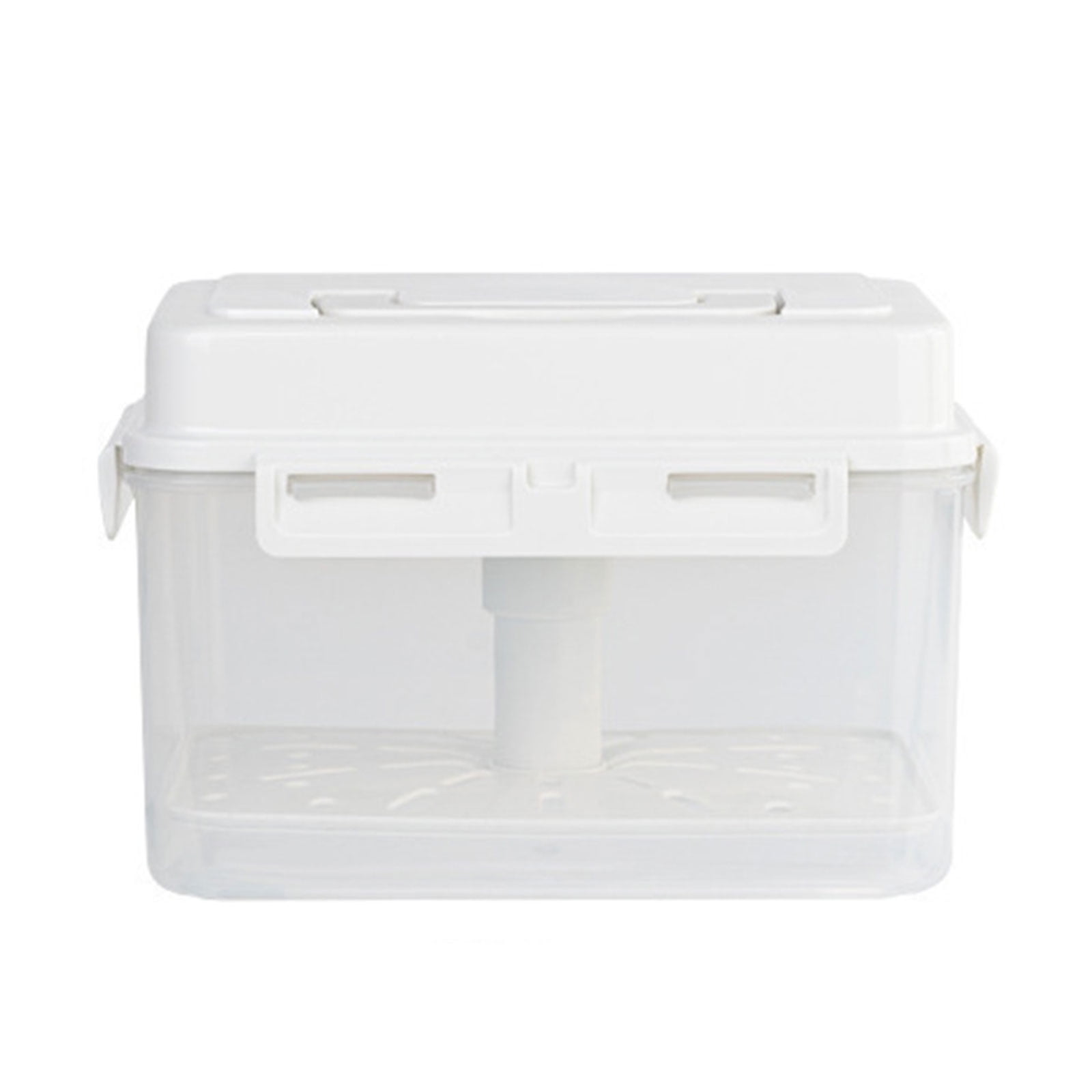 ZYHARUKO Plastics Pickle Jar with Handle and Lid Kimchi Press ...