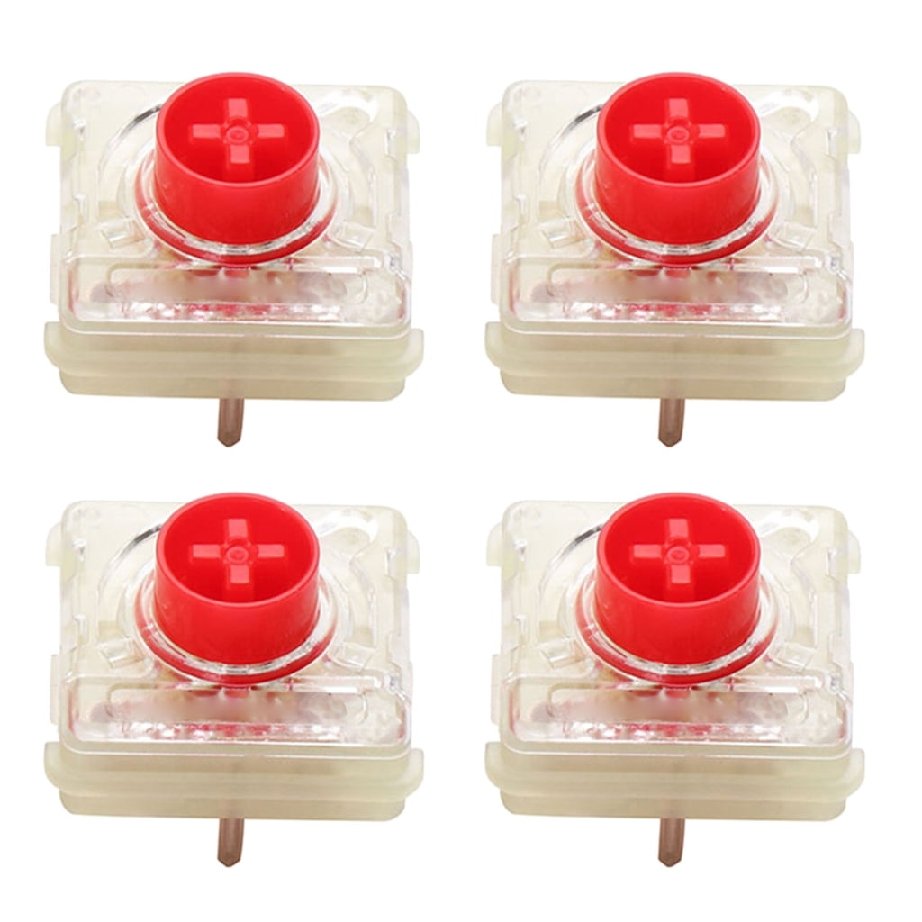 ZYHARUKO RGB Mx Switches Cherry MX Low Profile RGB Silver/Red Switch Thiner Key Switches Custom ...
