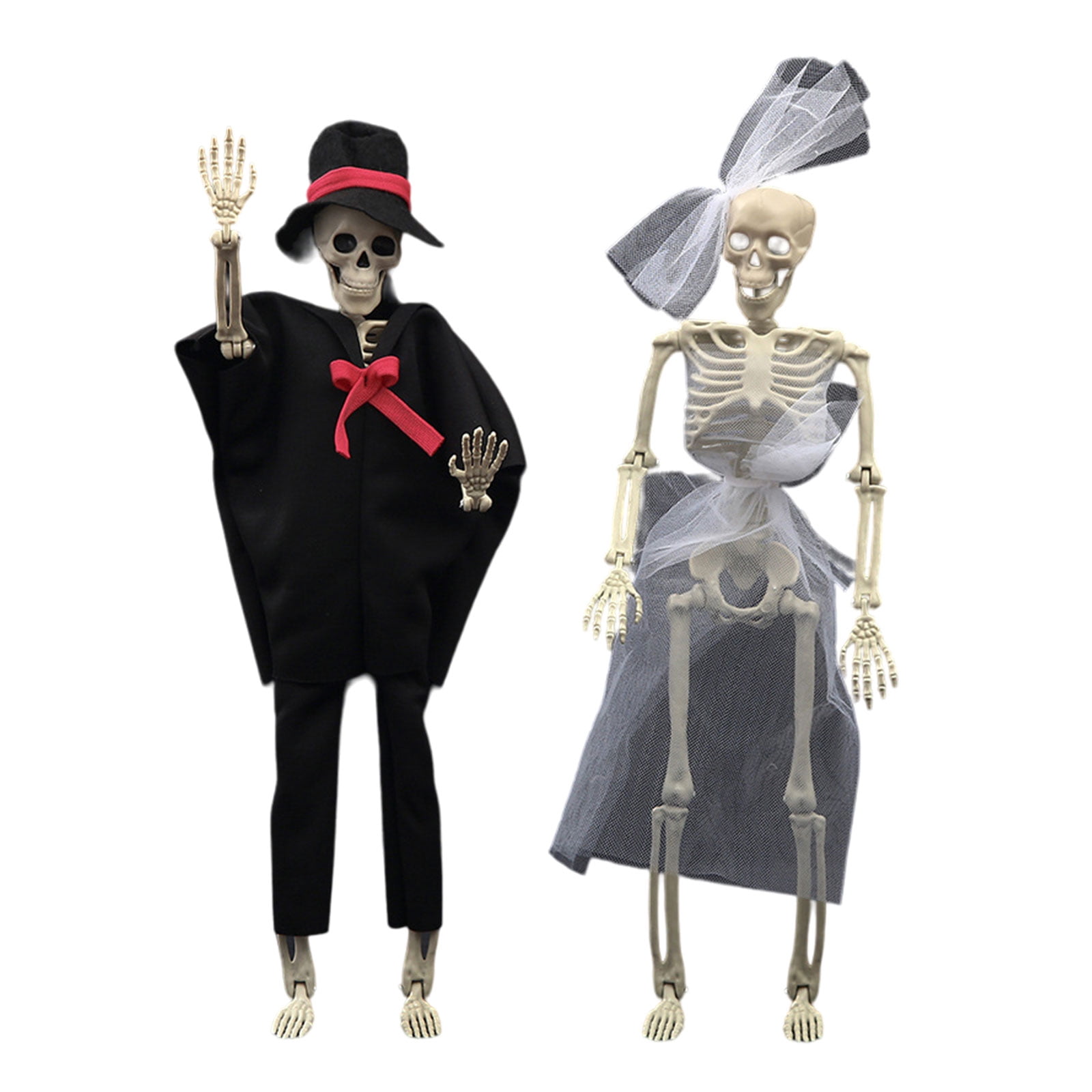 ZYHARUKO Realistic Skeleton Poseable Full Body Halloween Decoration ...