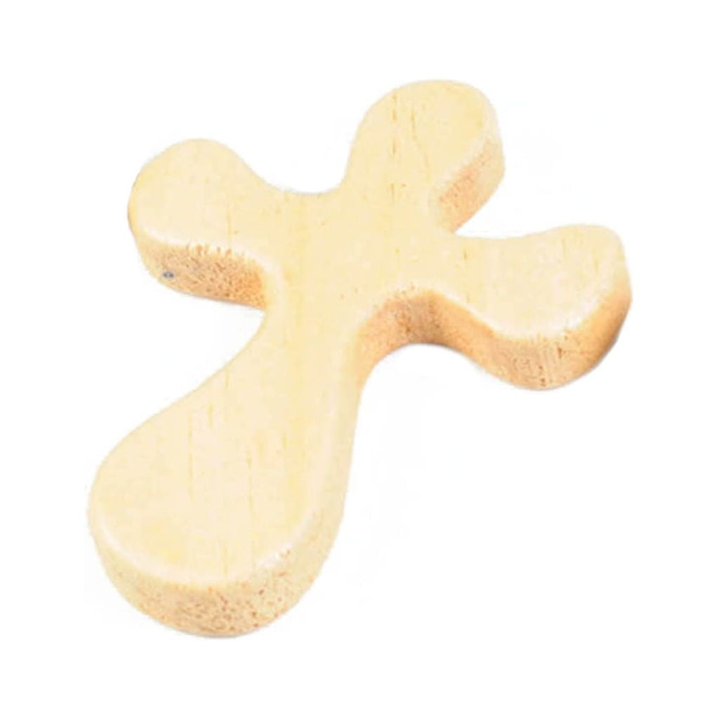 ZYHARUKO Small Wood Cross Handmade Comfort Crosses Pocket Holding ...