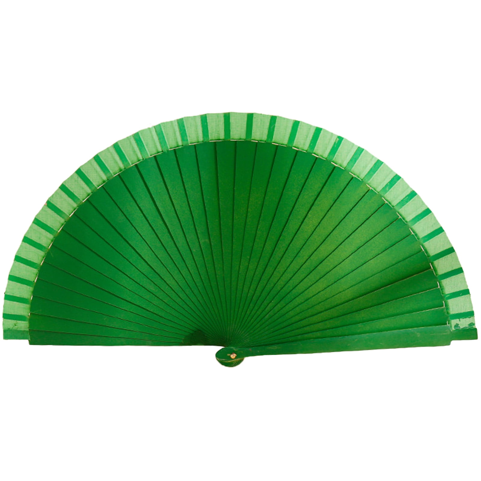 ZYHARUKO Spanish Wood Foldings Fan Solid Color Plain Modern Classical ...