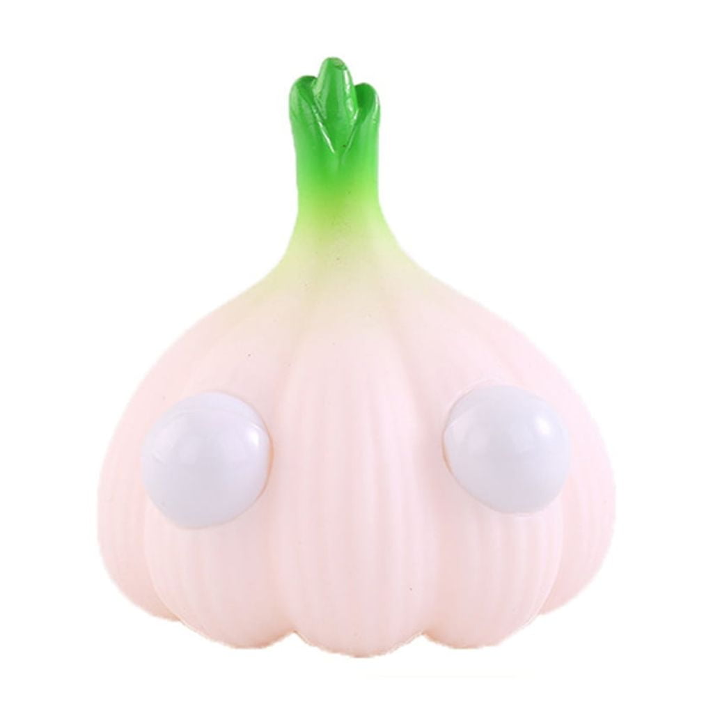 ZYHARUKO Squeeze Toy Garlic Shape Eyes Popping Toy Eyeballs Holding ...