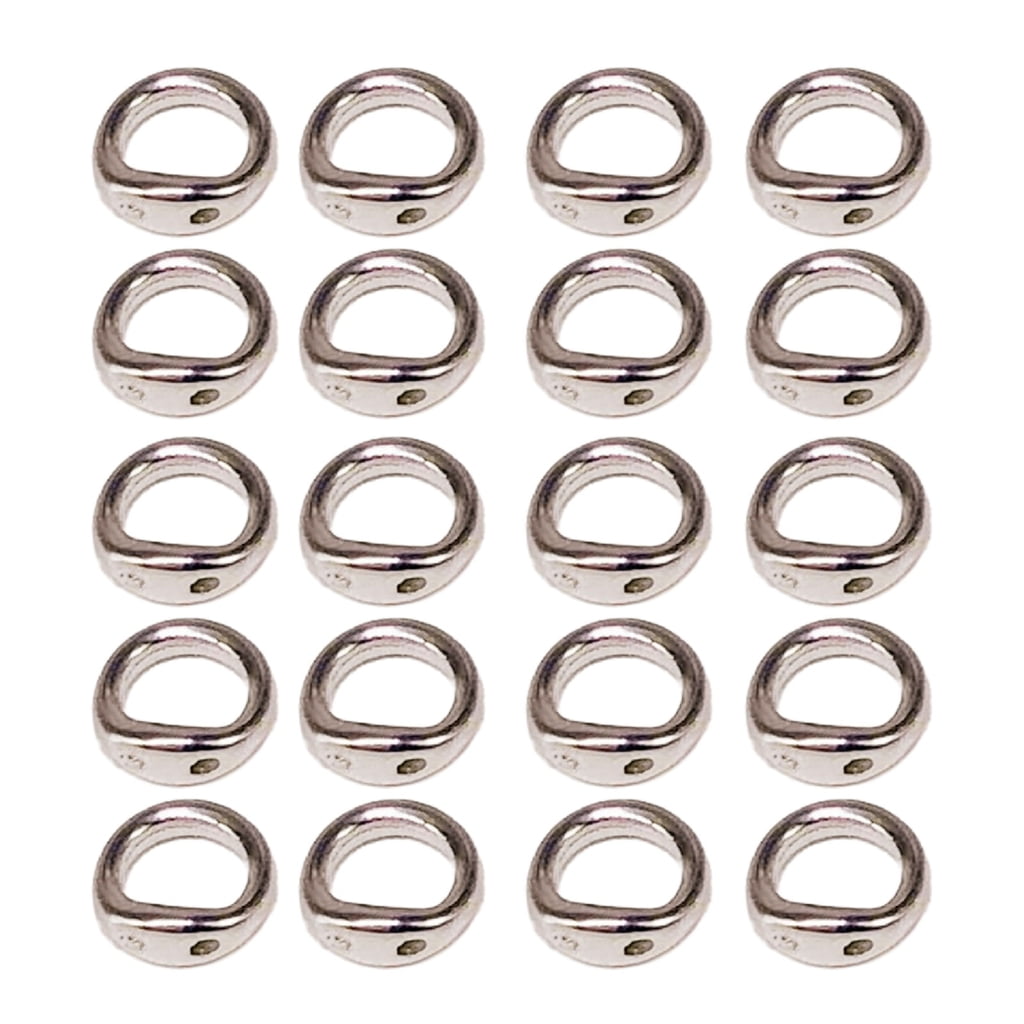 ZYHARUKO Stylish Double Hole Connector Rings Flexible Use Double Hole ...