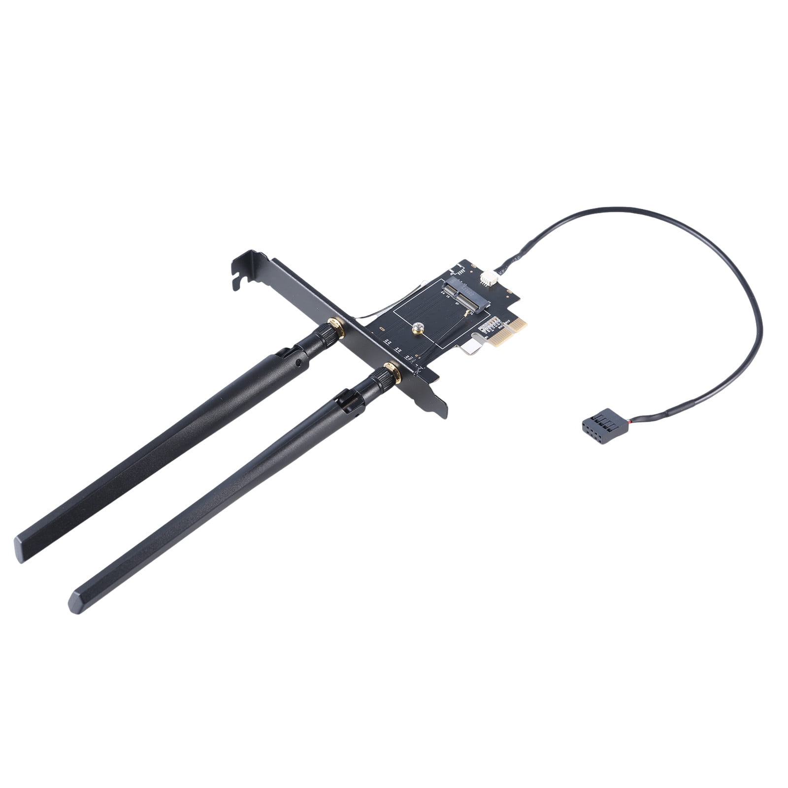 ZYHARUKO To PCIE Adapter with Double 6DB Antenna High Speed Wireless ...