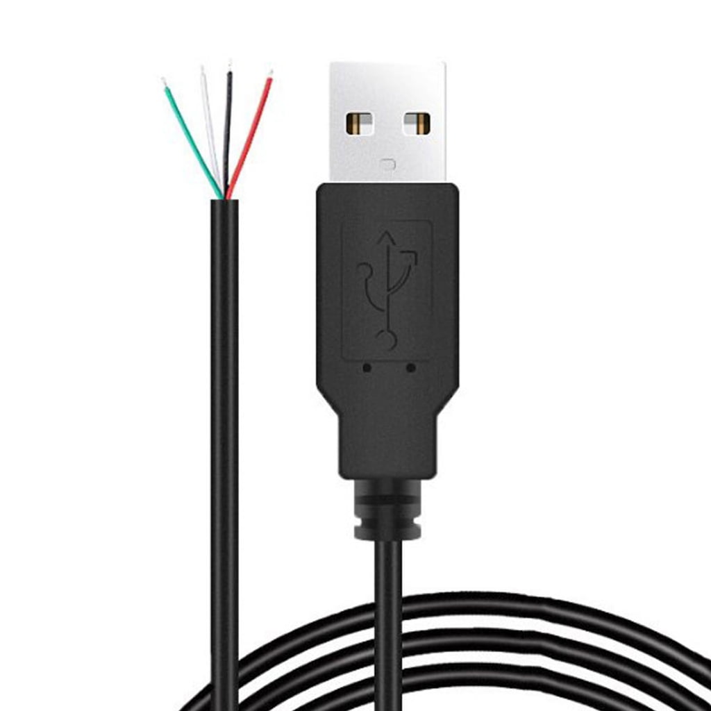 ZYHARUKO USB 4 Wire Pigtail Cable,USB2.0 Male Plug 4pin Wire Pigtail ...