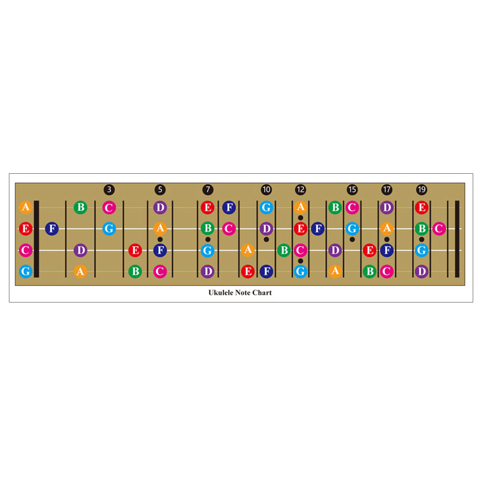 ZYHARUKO Ukulele Chord Chart Poster Instructional Chart Beginner ...