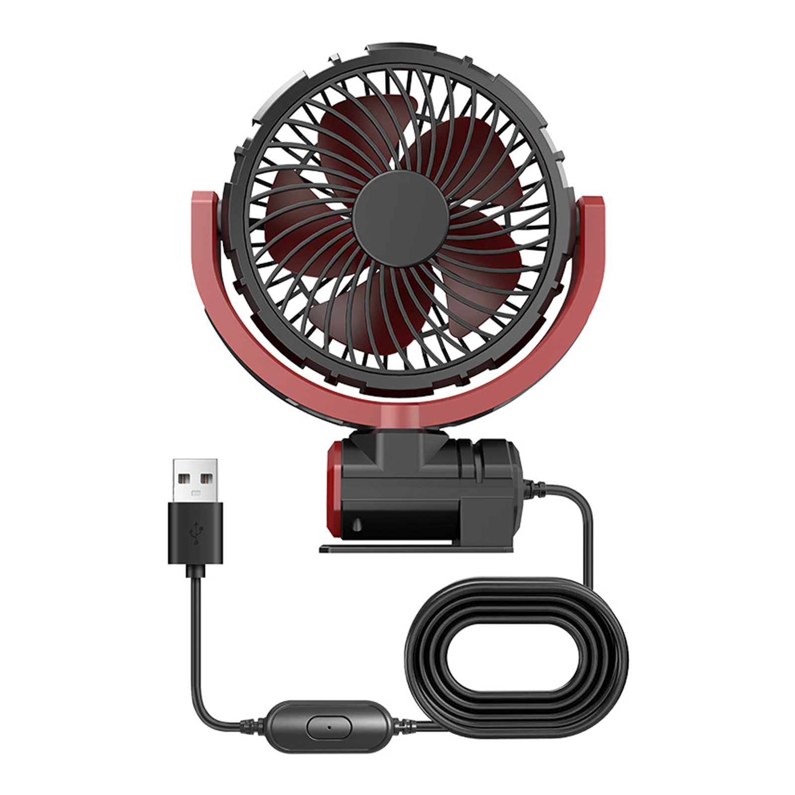 ZYHARUKO Upgraded Single Head 12V/24V Fan for Car with Powerful Cooling ...