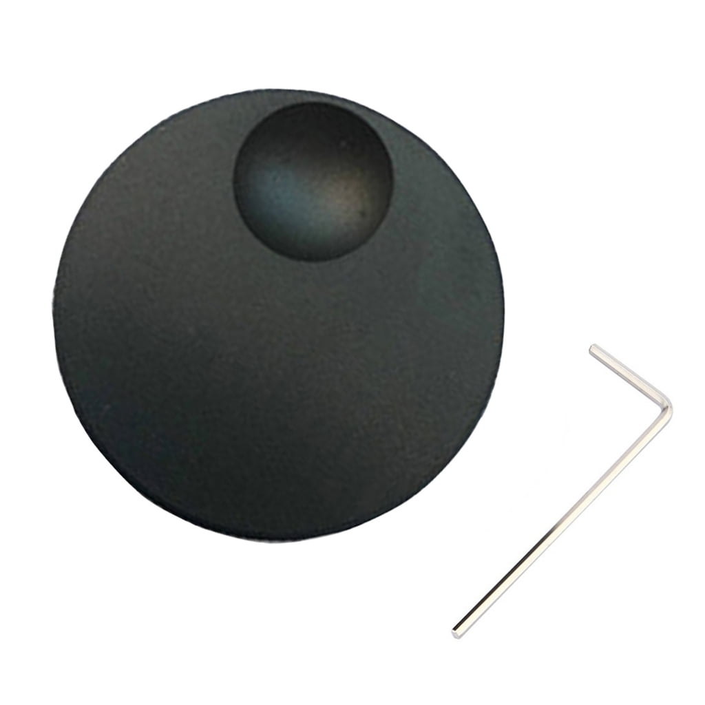 ZYHARUKO Volume Control Knob 32x13mm Black Frosted Solid Aluminum Knob ...