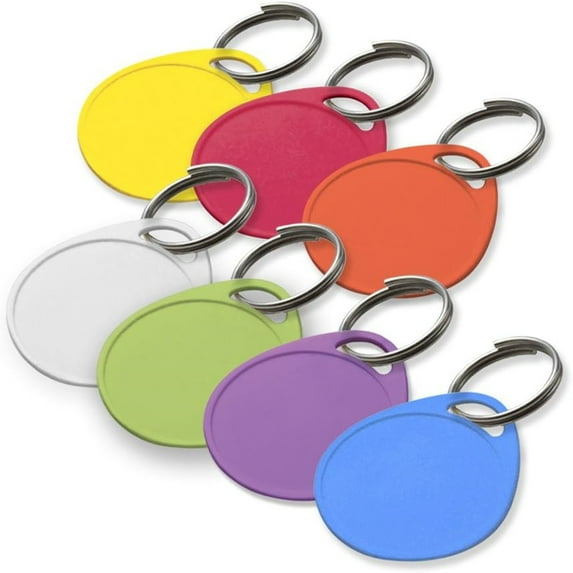 ZYHH Label It Plastic Tags | 100-Pack 1-1/4 inch Multipurpose Labels ...