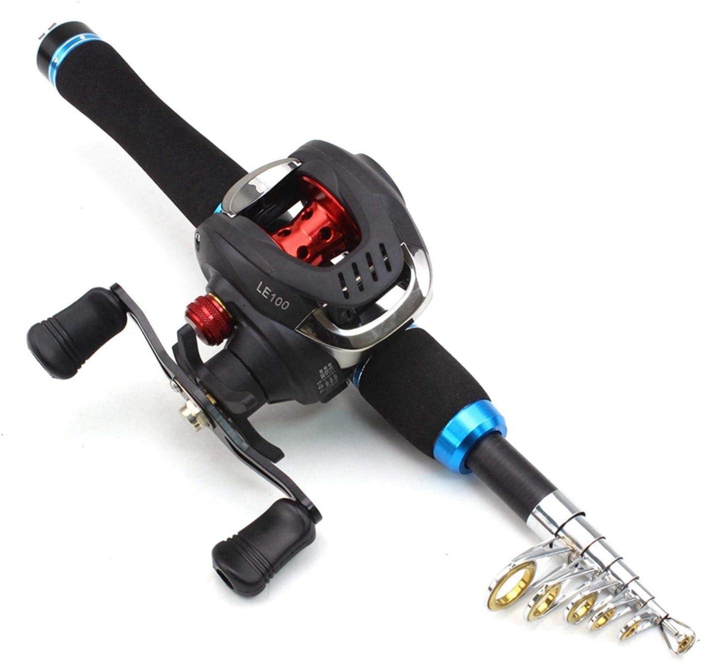 ZYHYD 1.65M Ultra Short 33CM Throwing Fishing Rod + 13BB Water Drop ...
