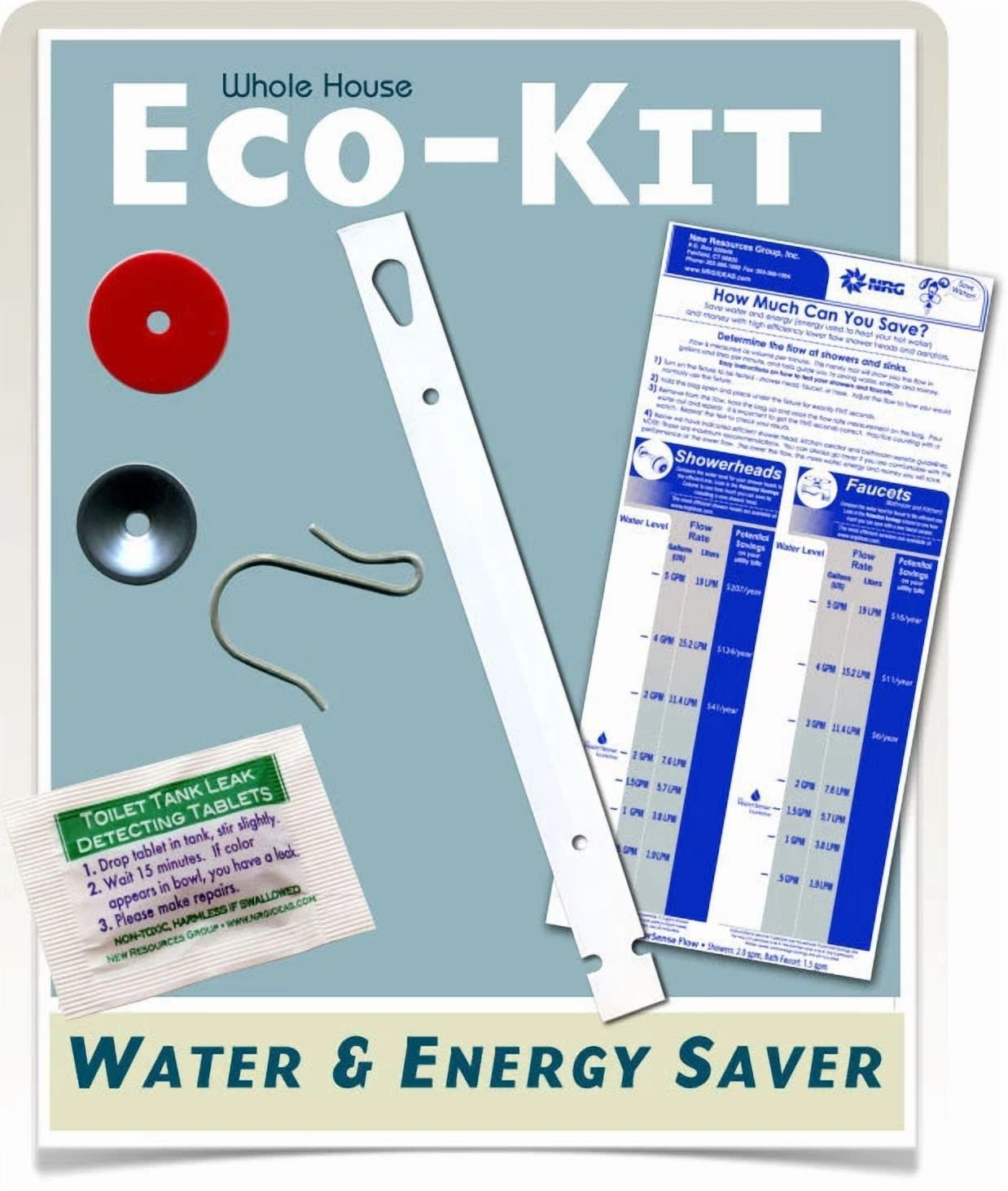 ZYLER- Water Saver Shower & Faucet Flow Restrictors, Toilet Leak ...