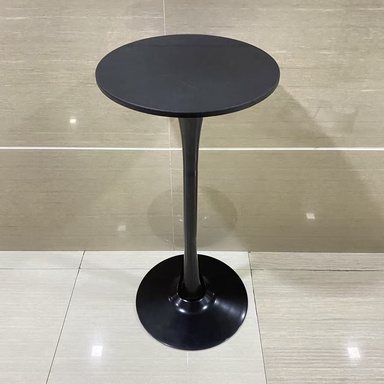 ZYLPHICOR Metal furniture, 40 Inch Height Cocktail Table Round Bistro ...
