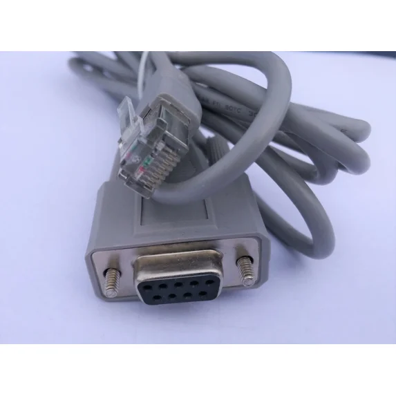 ZYNE - New Db9 9Pin Serial Port- Rj45 Cat5 Ethernet Lan Cable 6Ft Cord ...