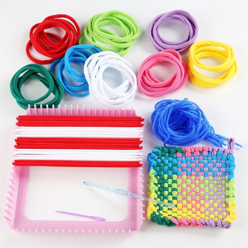 ZYNERY DIY Weaving Loom Kit Toys Crafts - Complete Craft Set with 96 ...