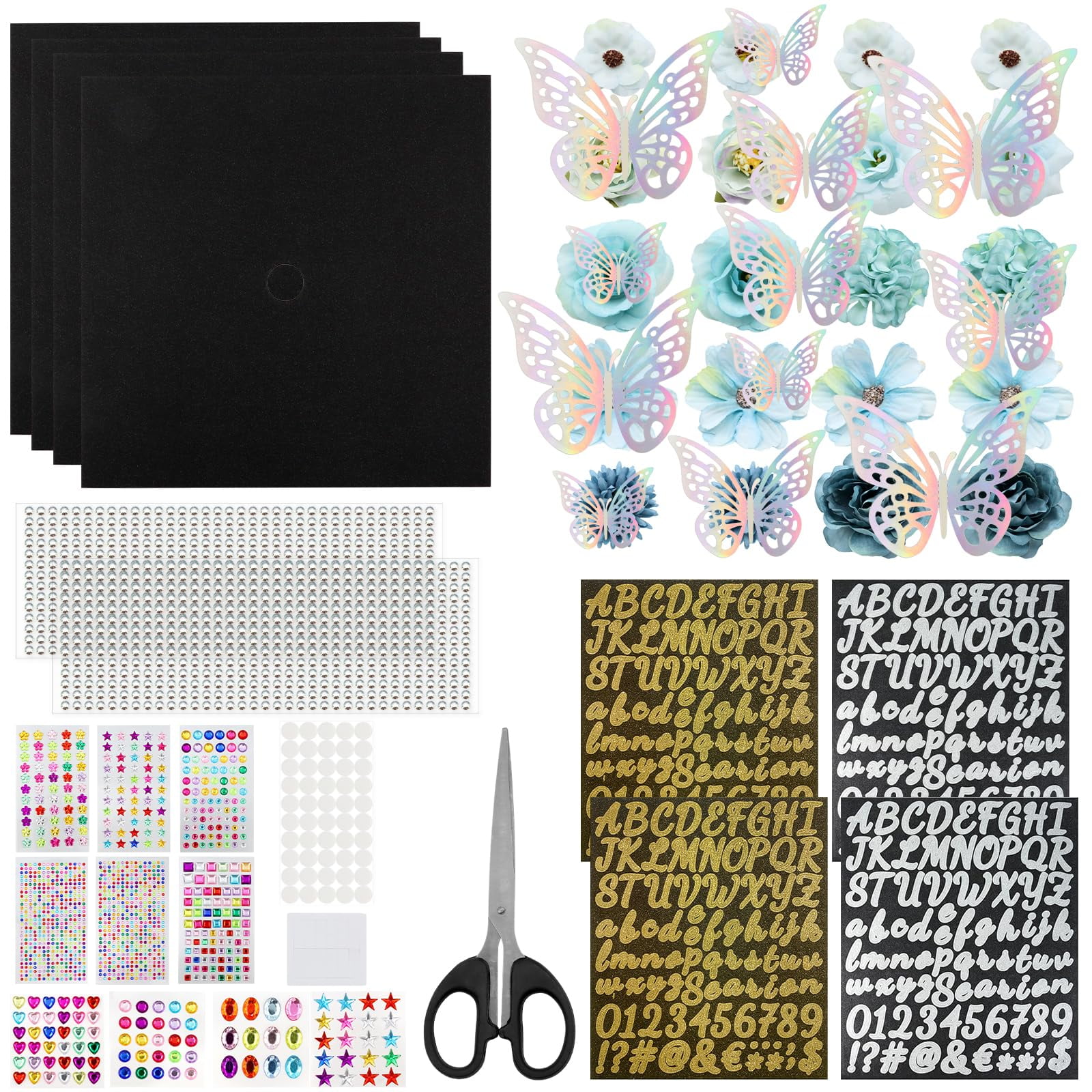 ZYNERY Graduation Cap Decorations Kit, Grad Cap Decorations Includes ...