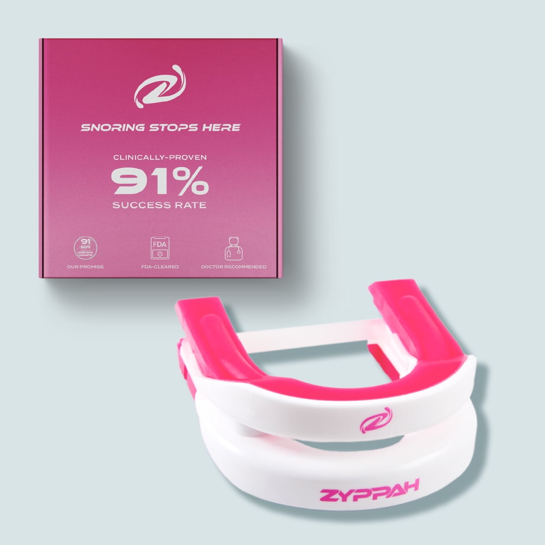 ZYPPAH PINK Anti-Snoring Mouthguard: Sleep Aid Adult Night Mouthpiece ...