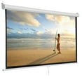 ZYPPP 120'' Projector Screen Projection Screen Manual Pull Down HD ...