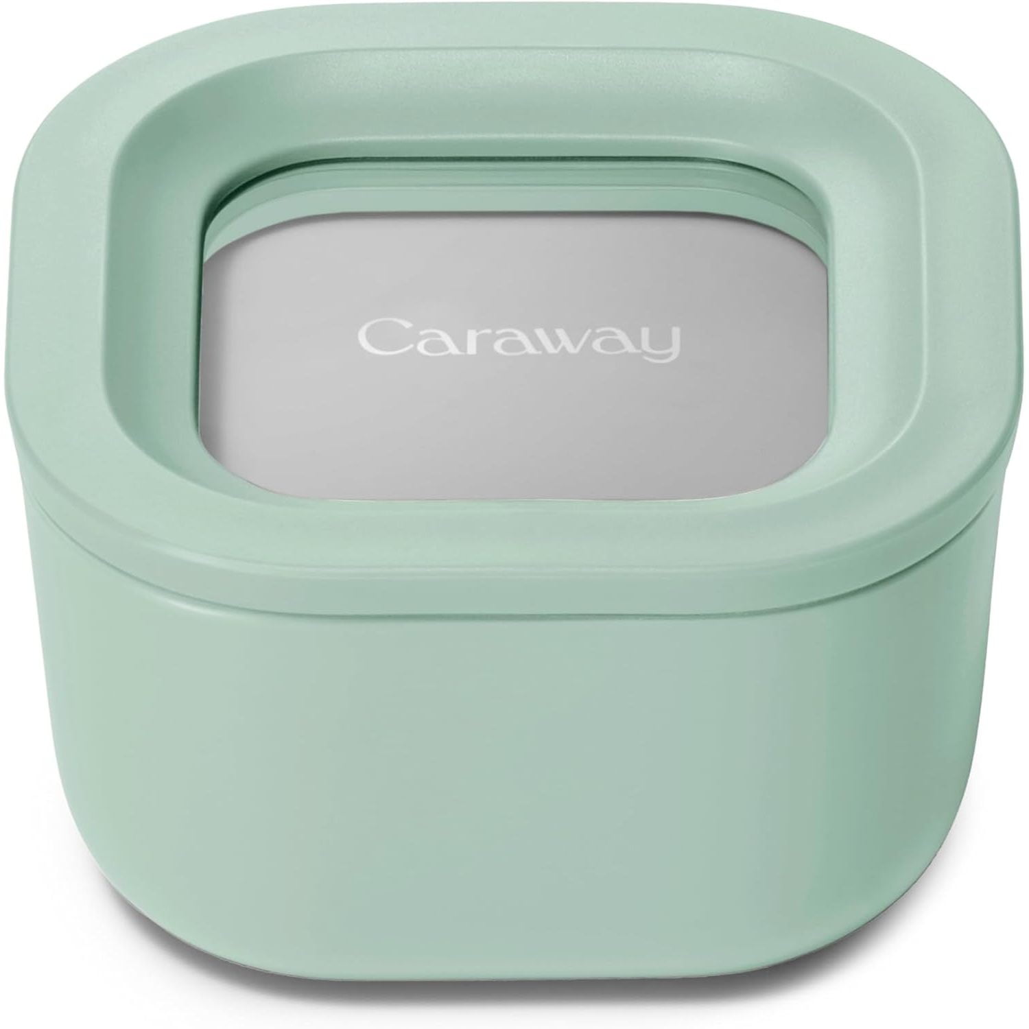 ZYSF Mini Square Food Storage Container - 1.75 Cup Glass Storage ...