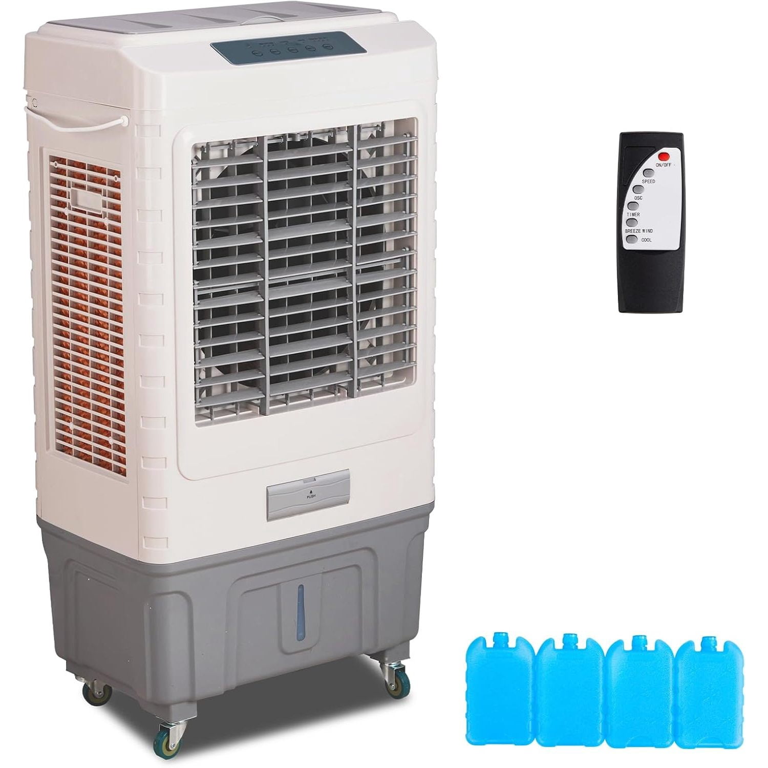 ZYSF Swamp Cooler with Remote & 12H Timer, 1659CFM Evaporative Air ...