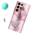 ZYSMBD Curve Double Heart Hard Case for Samsung, Full-Coverage Drop ...