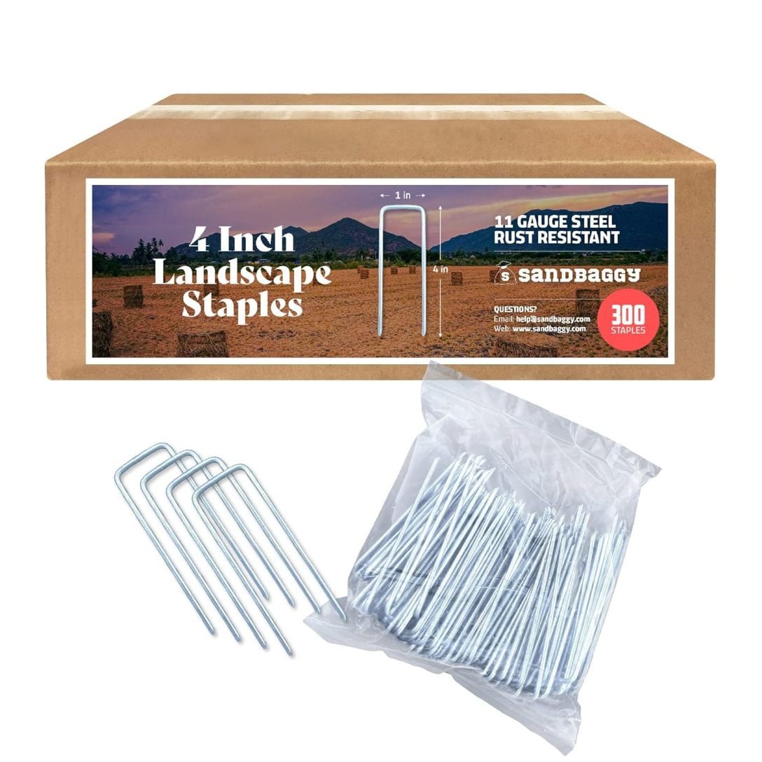 ZYSP 4 Inch Landscape Sod Staples | Great for Hard & Rocky Soil | Sharp ...