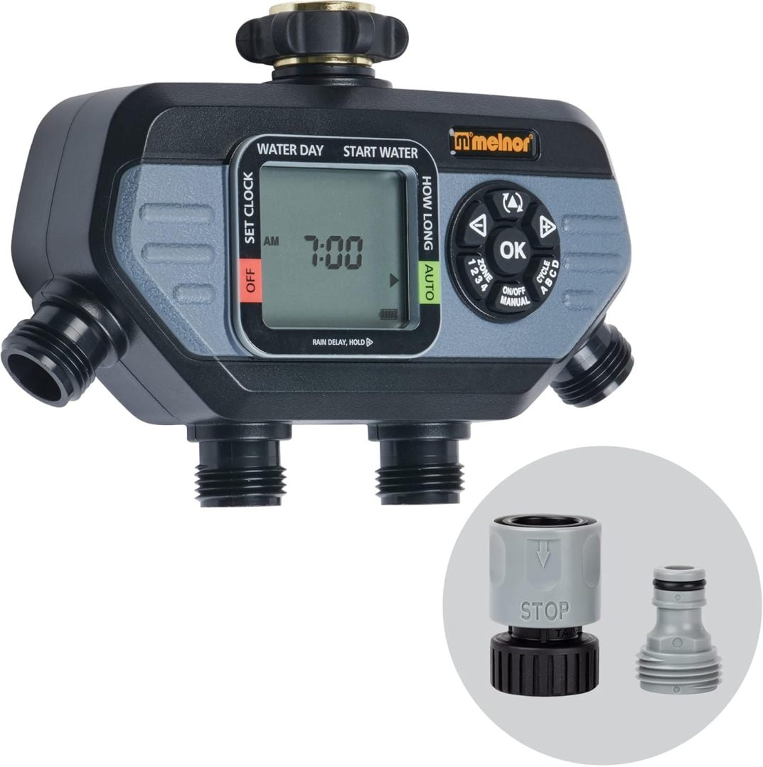 ZYSP 65141AMZ 4 Zone Digital Water Timer, Grey, Black - Walmart.com