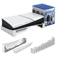 ZYTHRONE Horizontal Stand for PS5 Slim & Pro Console and Hold 12 Pcs ...