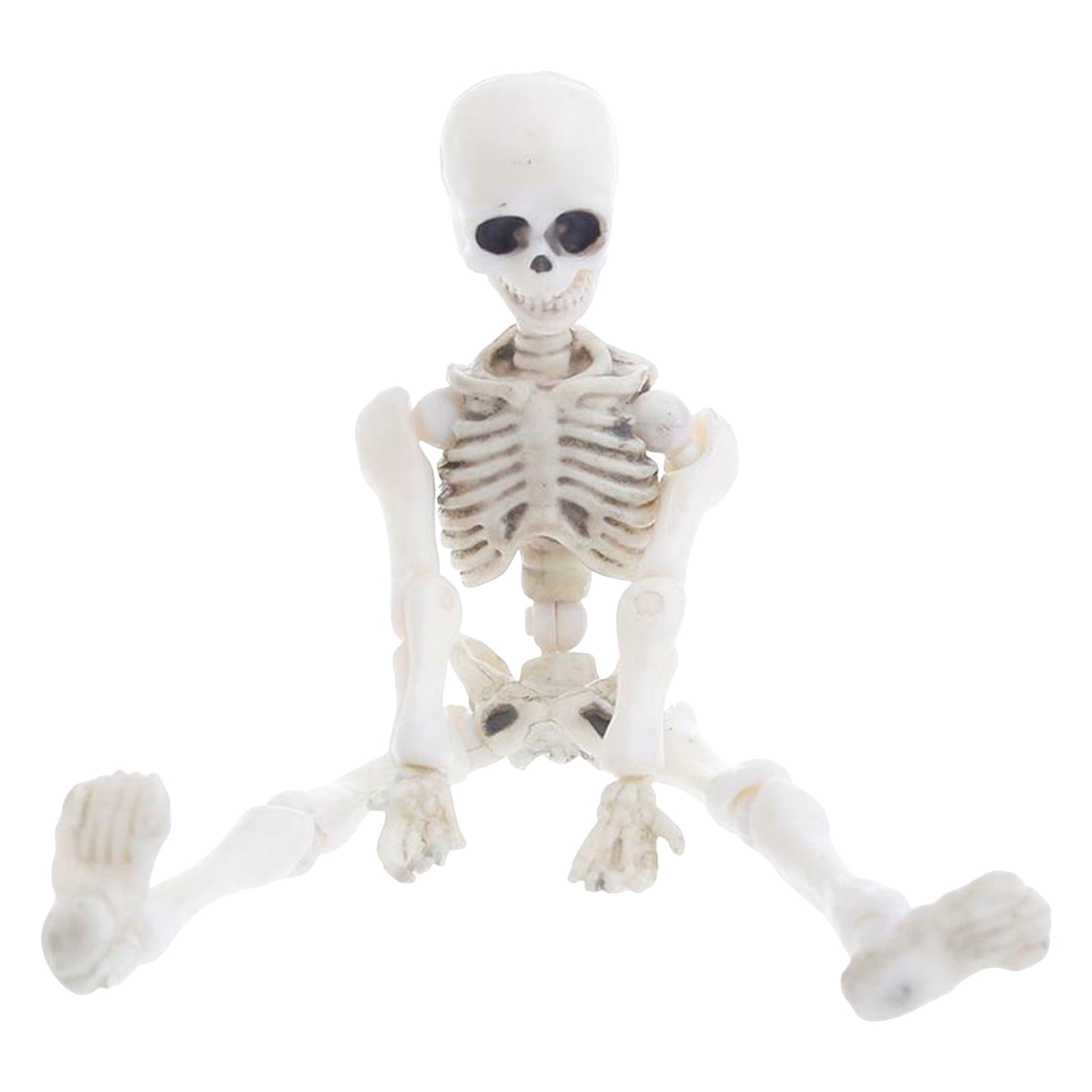 ZYWEyh Small Halloween PosableSkeleton 3.6" SpookyHumanBones with ...