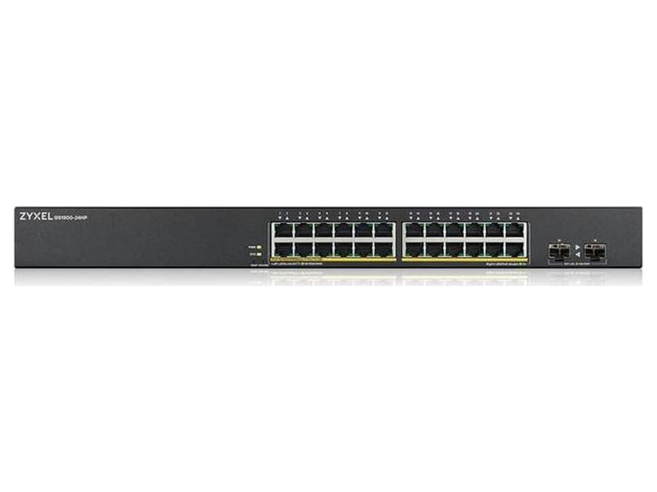 ZYXEL 24-port GbE Smart Managed PoE Switch with GbE Uplink - 24 Ports ...