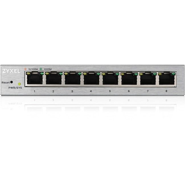 ZyXEL GS1200-8 8-Port GbE Web Managed Switch - Walmart.com