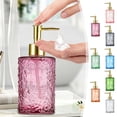 ZYXWVU Pump Soap Dispenser Bottles Glass Lotion Shampoo Body Wash ...