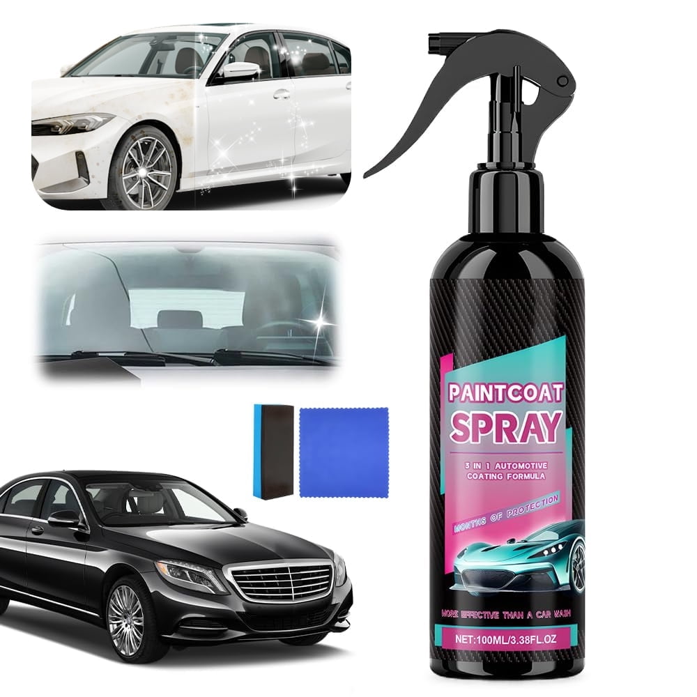 ZYY 3 in 1 Ceramic Car Coating Spray, 2025 Upgrade Multi-Functional ...