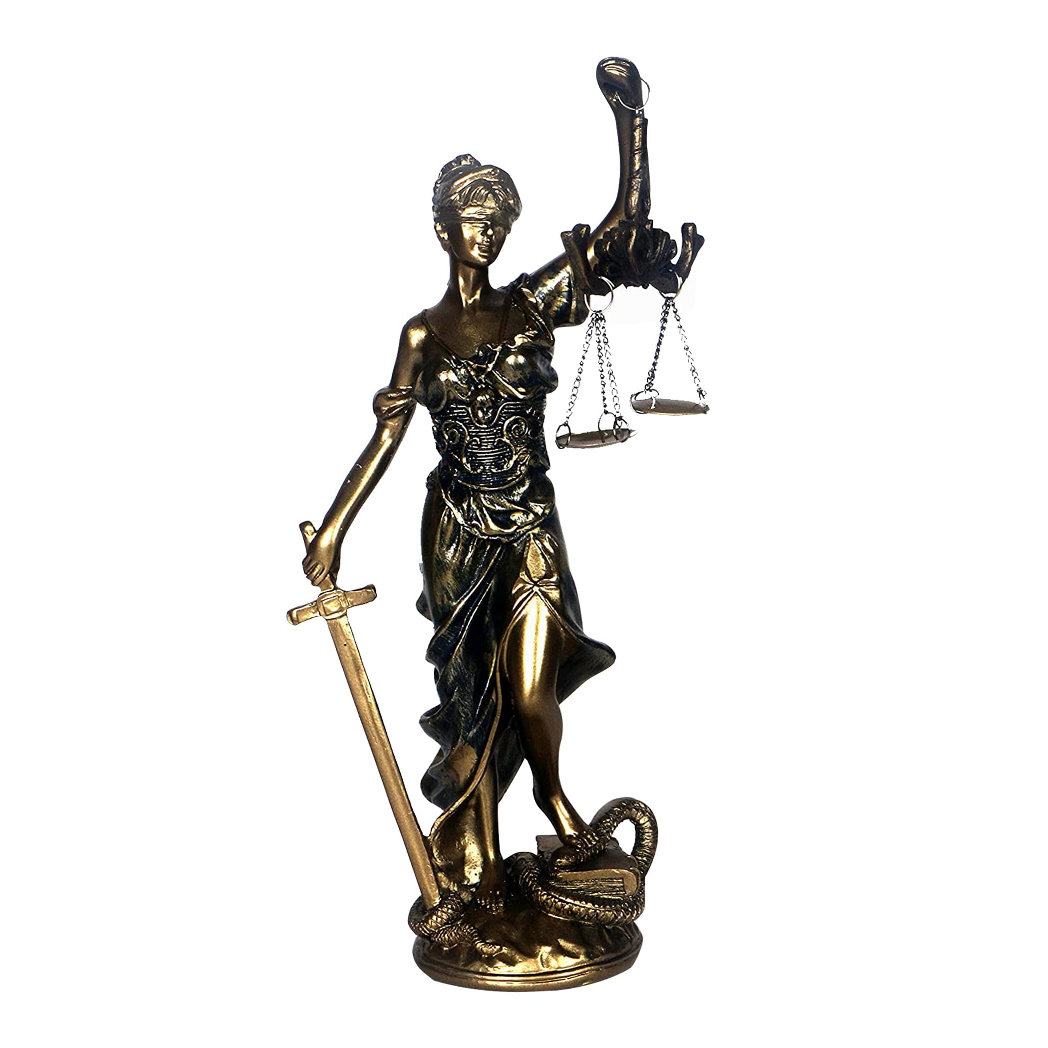 ZZ 12.3 In Lady Justice Statue Scale Of Justice Sculpture Blind Justice ...