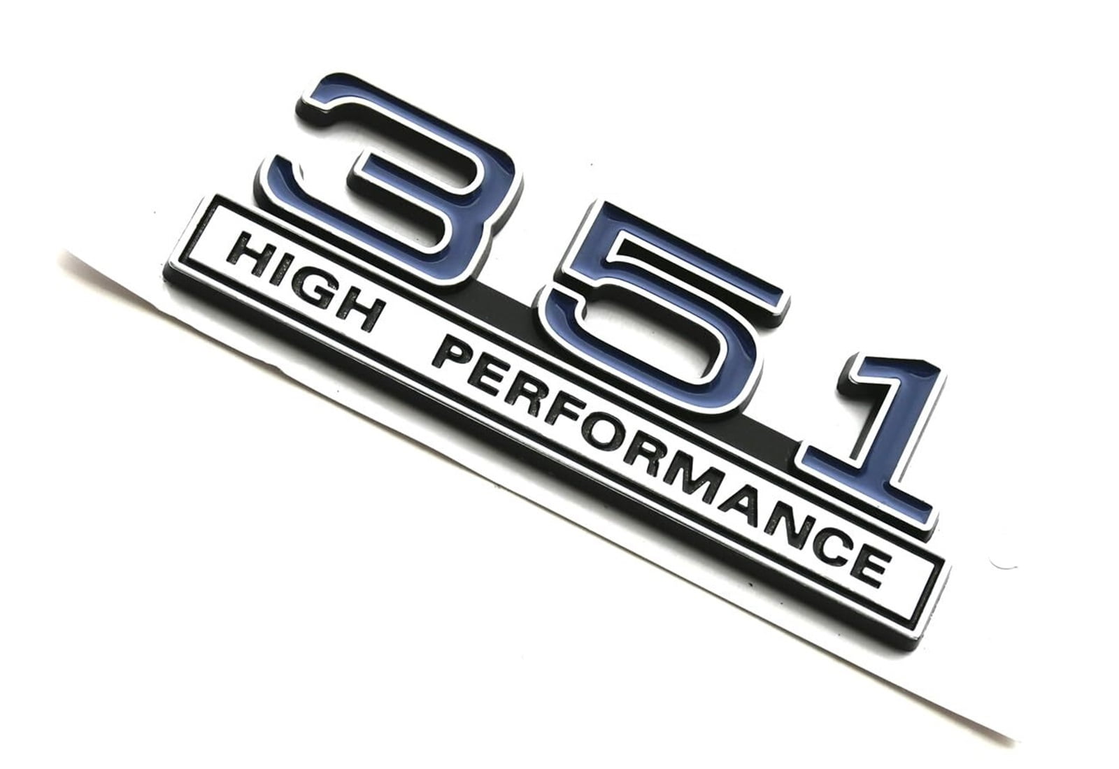 ZZ 1pc 351 5.8 Liter Engine High Performance Emblem Badge 3D Decals ...
