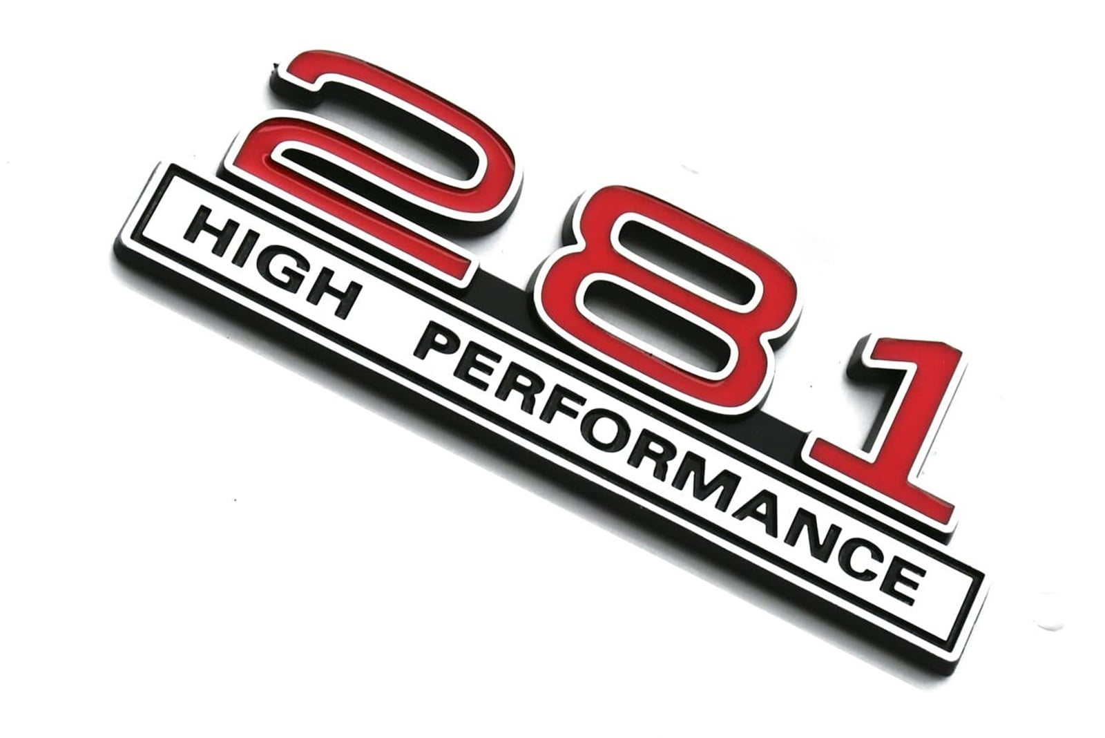 ZZ 2pcs 281 4.6L V8 High Performance Engine Emblems Badge 3D Decals ...