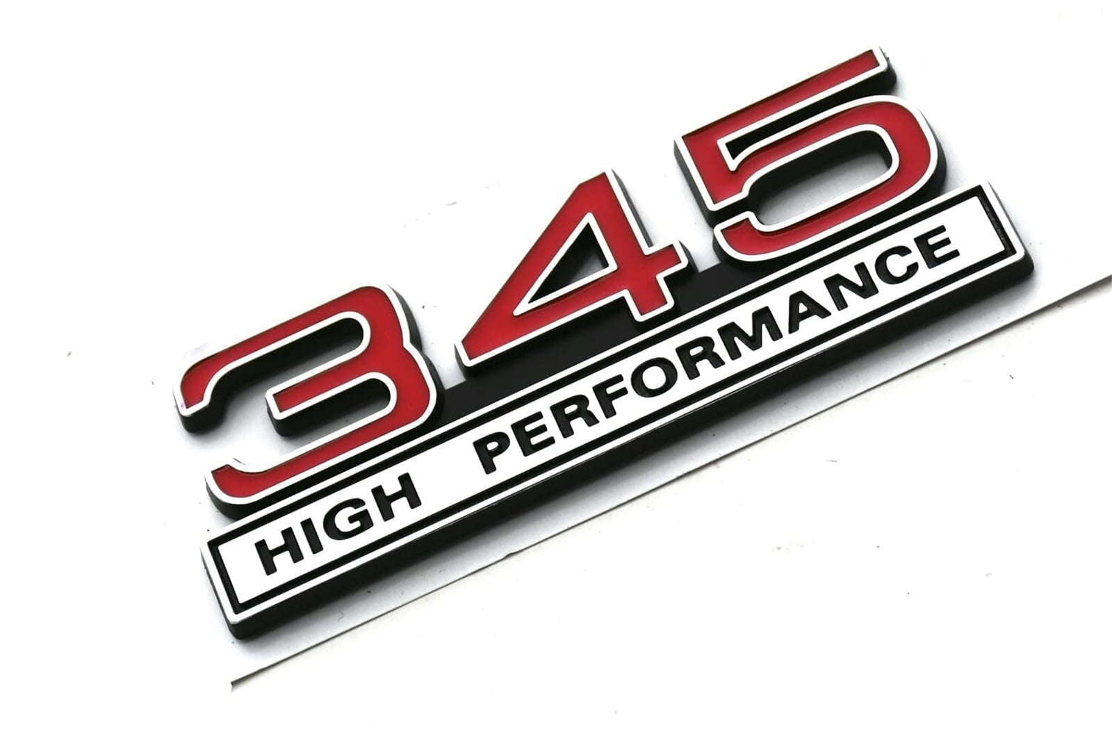 ZZ 2pcs 345 5.7 Liter High Performance Engine Emblems Badge 3D Decals ...
