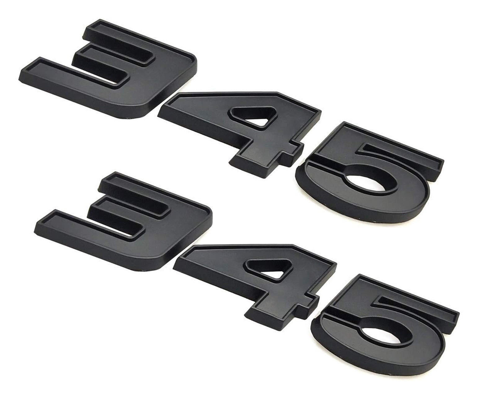 ZZ 2pcs 345 Emblems Badge Decal Sticker Compatible with Nameplate New ...