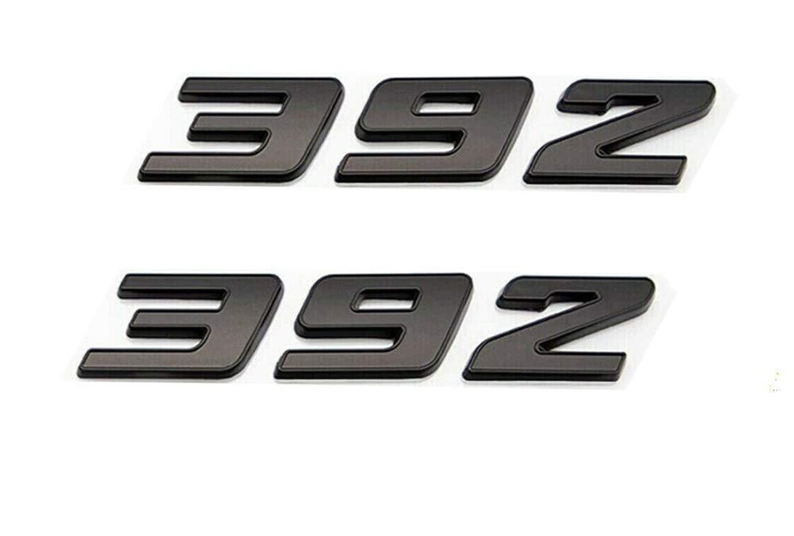 ZZ 2pcs 392 Emblems, 3D Badges Door Decal Logo for 392 Nameplate (Black ...