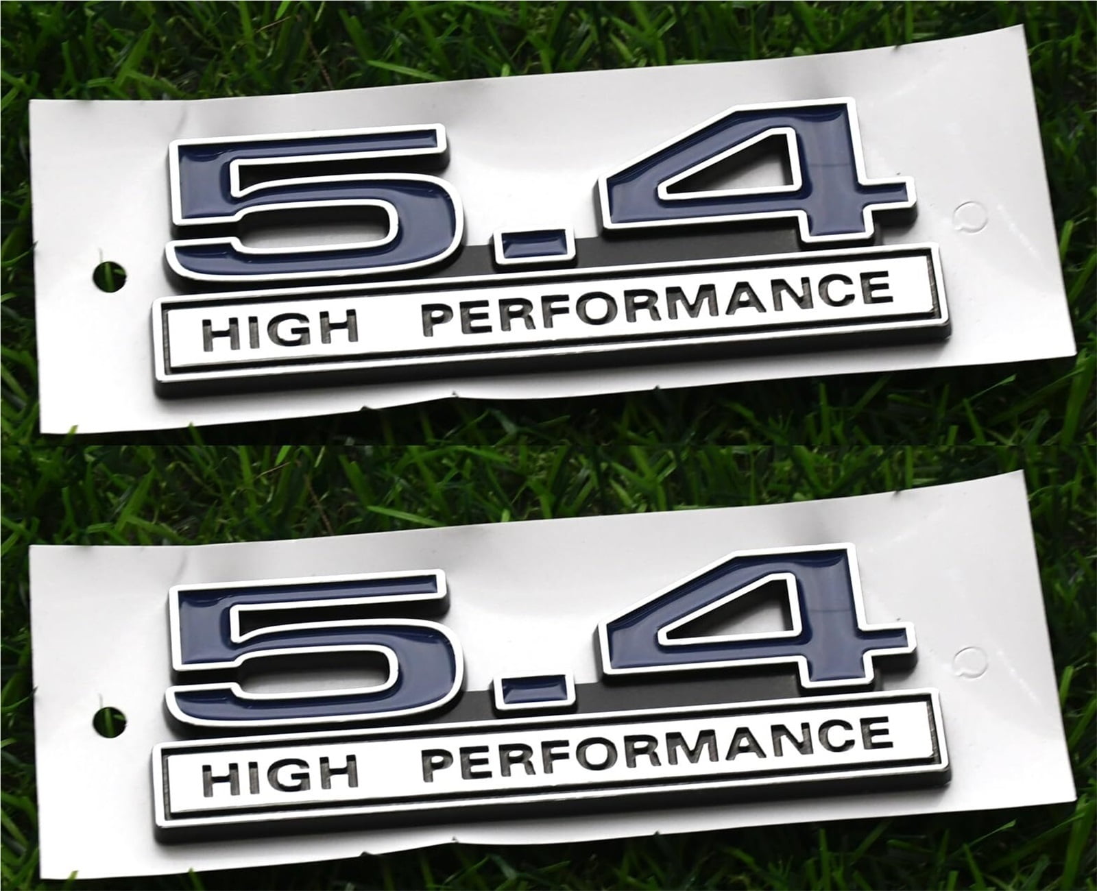 ZZ 2pcs 5.4L Liter High Performance Badge V6 Engine Emblems Badge 3D ...