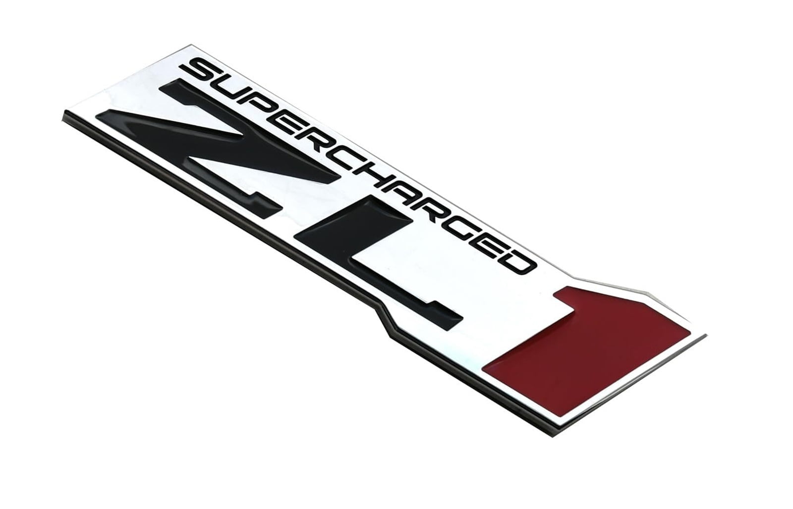 ZZ 2pcs ZL1 Supercharged Emblem Engine Hood Badge Decal Replacement Zl1 ...