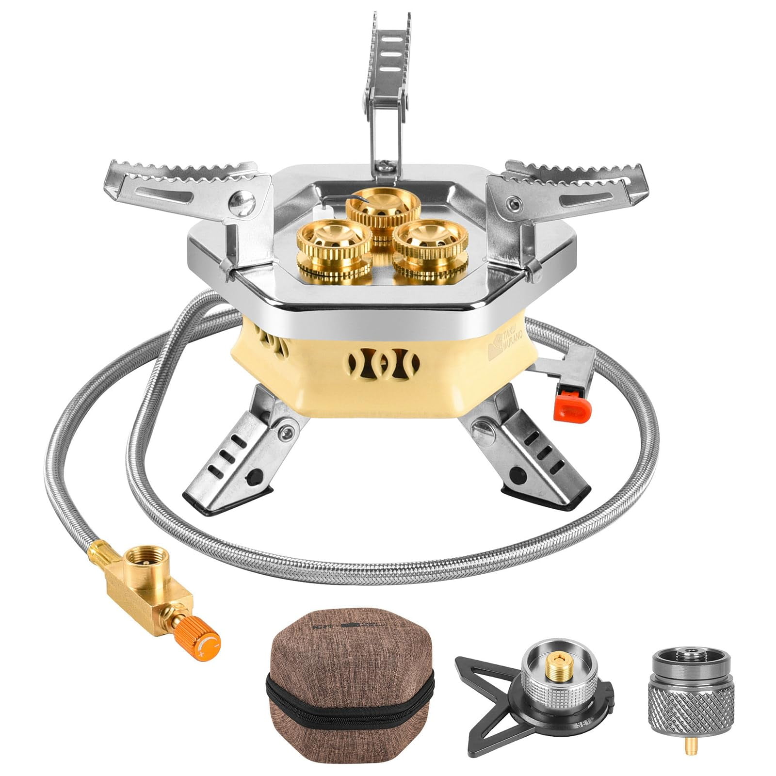 ZZ 6800W Camping Backpacking Stove, Outdoor Portable Burner Cooking ...